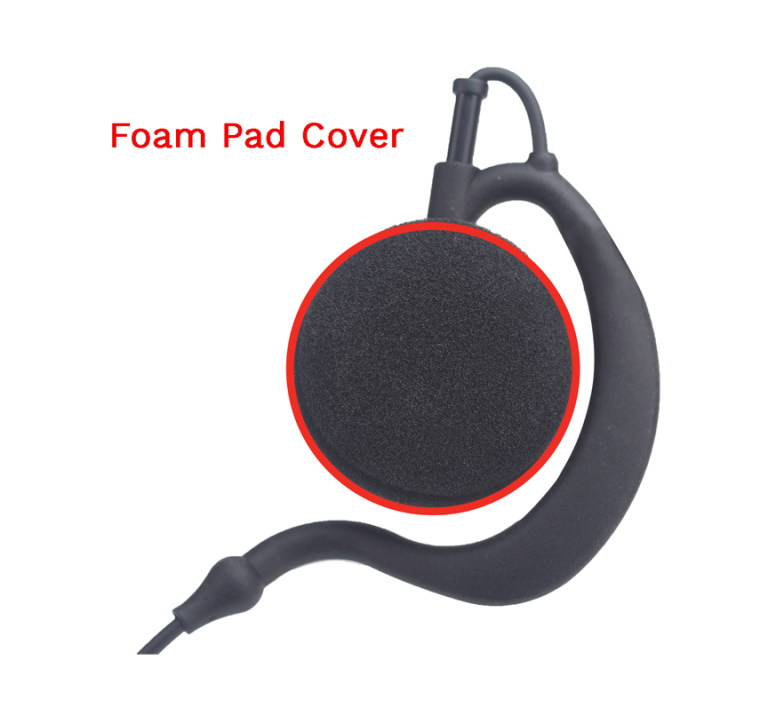 Ear Hook Large Earpiece Foam Cover – Theatro Earpieces by National Orders